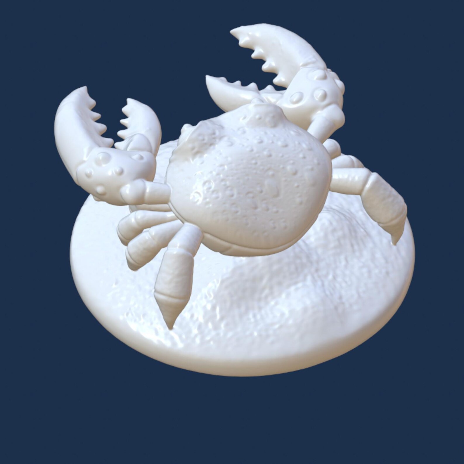 Cute Crab STL, 3D Digital File for 3D Printing, Crabby the Crab, Crab ...