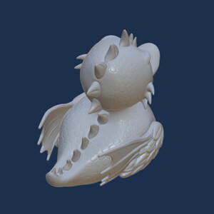 Dragon Duck STL, 3D Digital File for 3D Printer, Rubber Ducky, Dragon ...