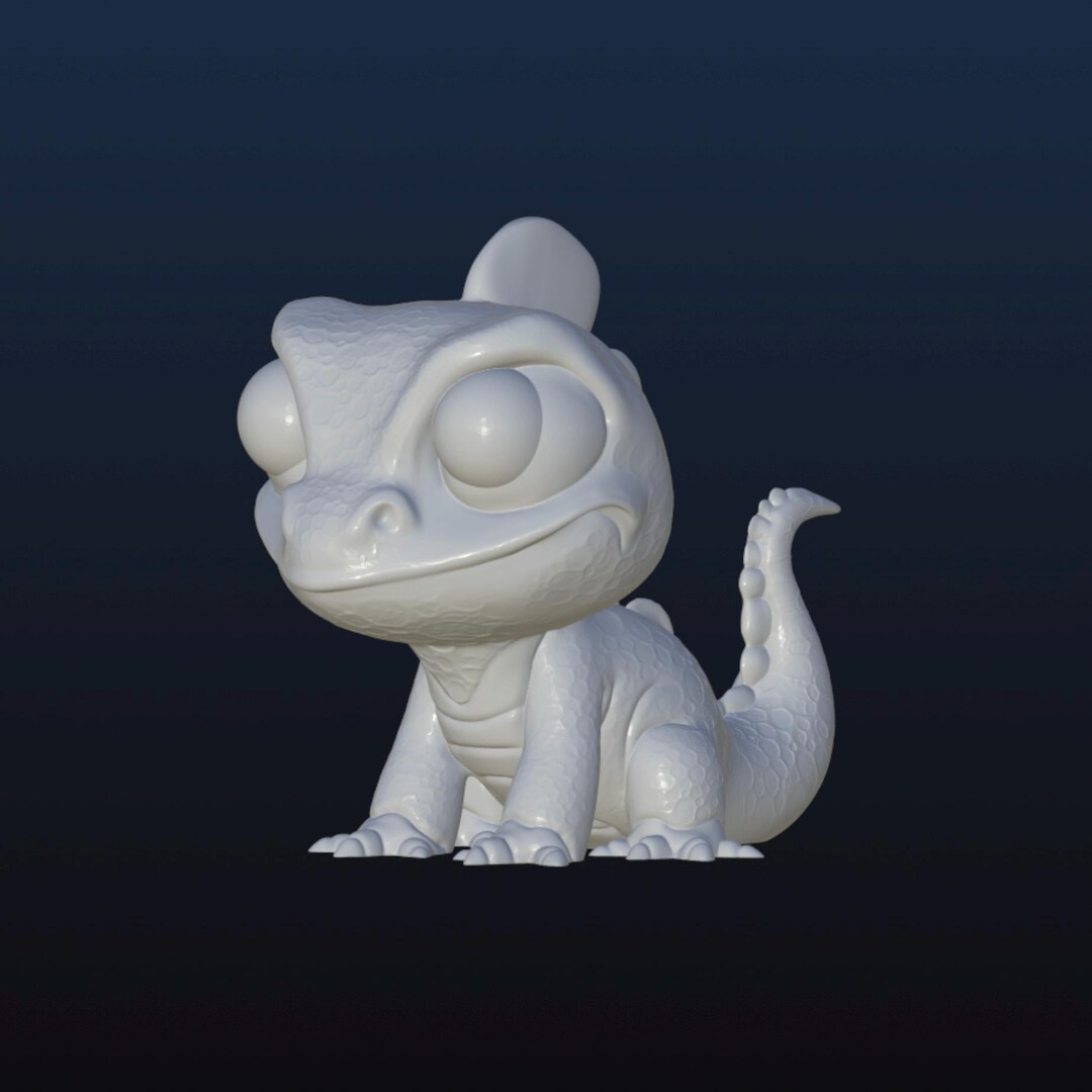 Cute Lizard STL, 3D Digital File for 3D Printing, Cute Lizard, Baby ...