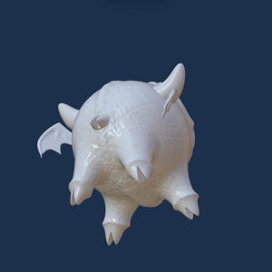 Demon Pig STL, 3D Digital File for 3D Printer, Demon Pig, Pig With ...