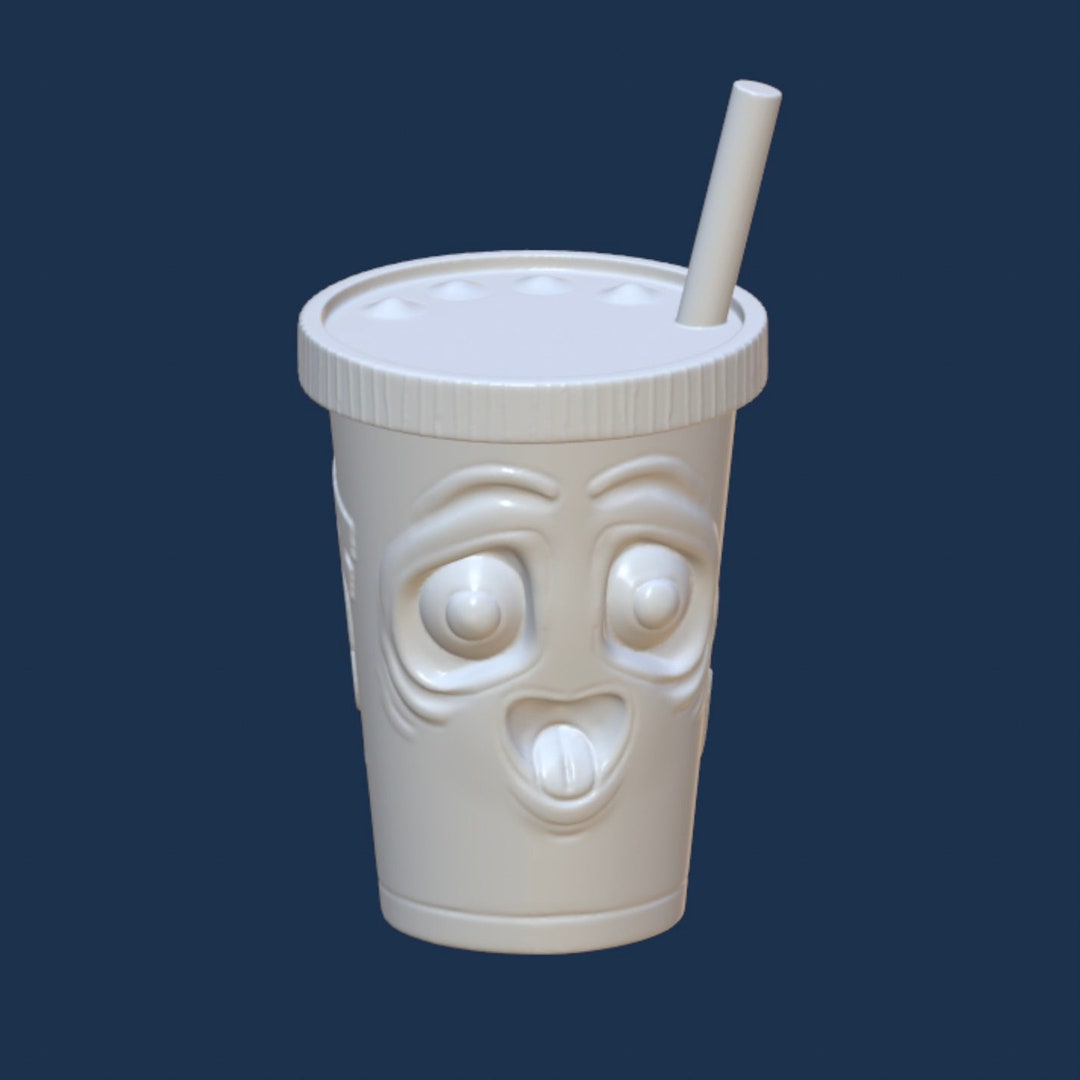Soda Pop Character, STL File for 3D Printing, Cute Soda, Fountain Drink ...