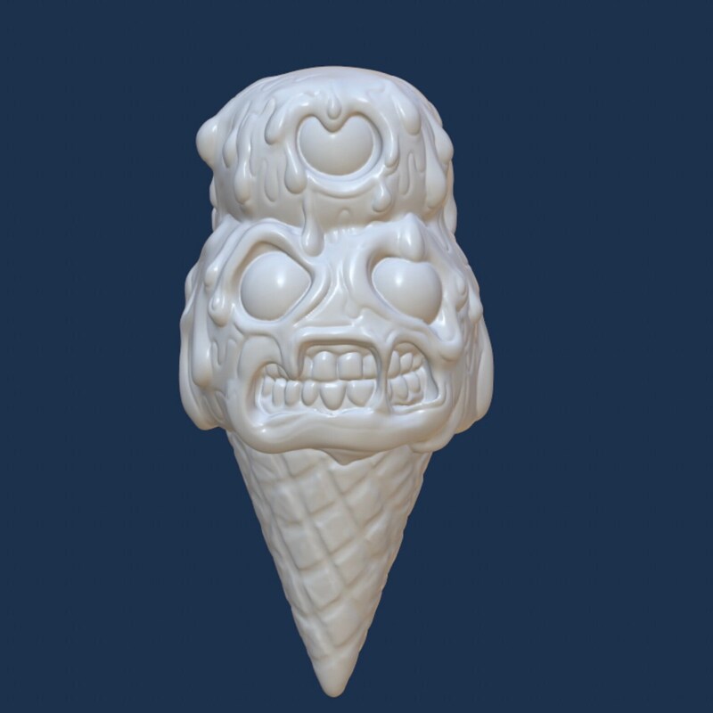 Halloween Ice Cream Cone - Etsy