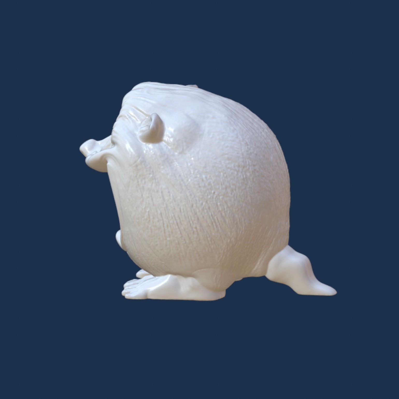 Cute Rodent, STL File for 3D Printing, Rat, Rodent, Creature With Big ...
