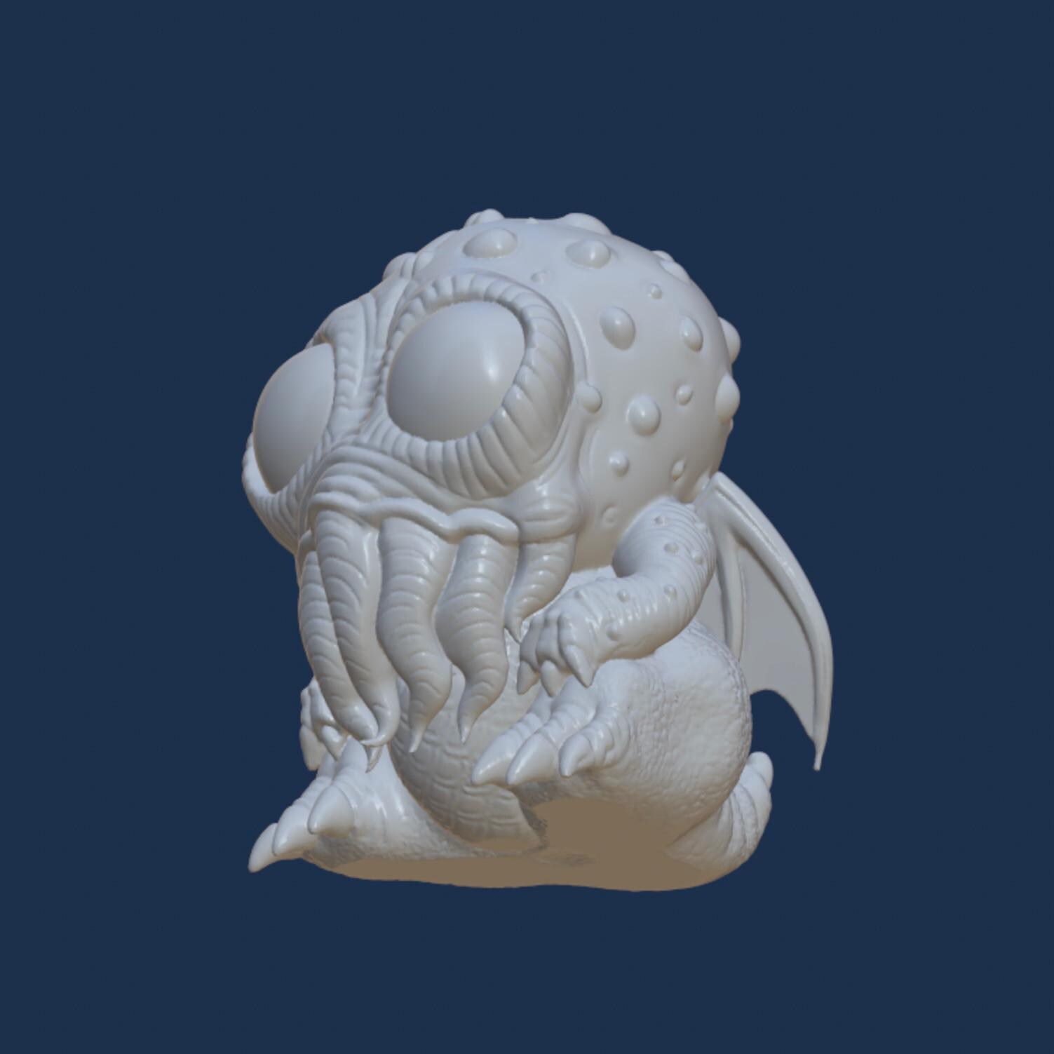 Baby Cthulhu STL, 3D Digital File for 3D Printer - Etsy