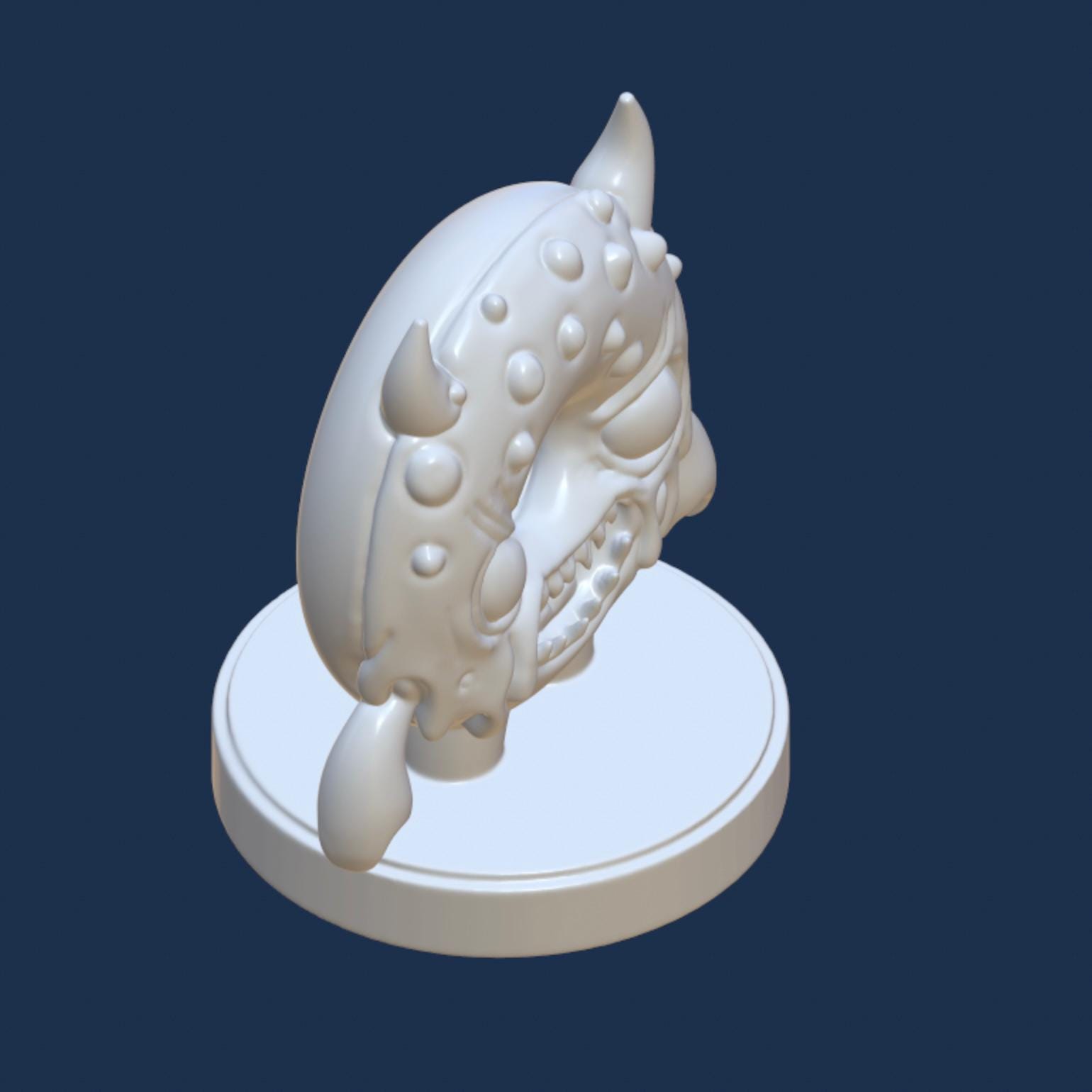 Devil Donut STL, 3D Digital File for 3D Printing, Donut, Demon, Cute ...