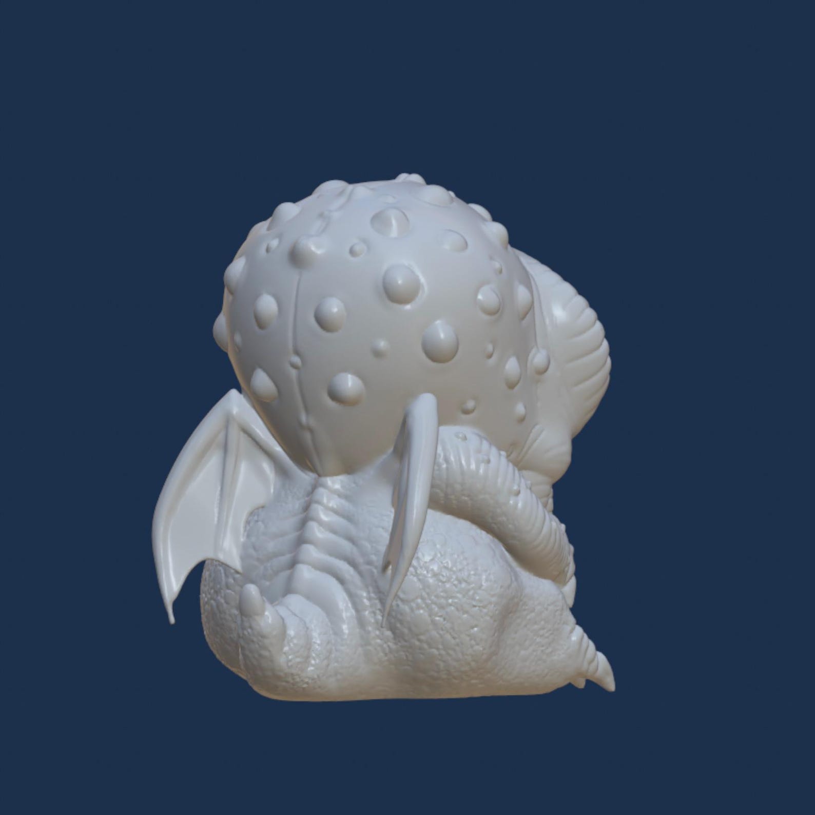 Baby Cthulhu STL, 3D Digital File for 3D Printer - Etsy