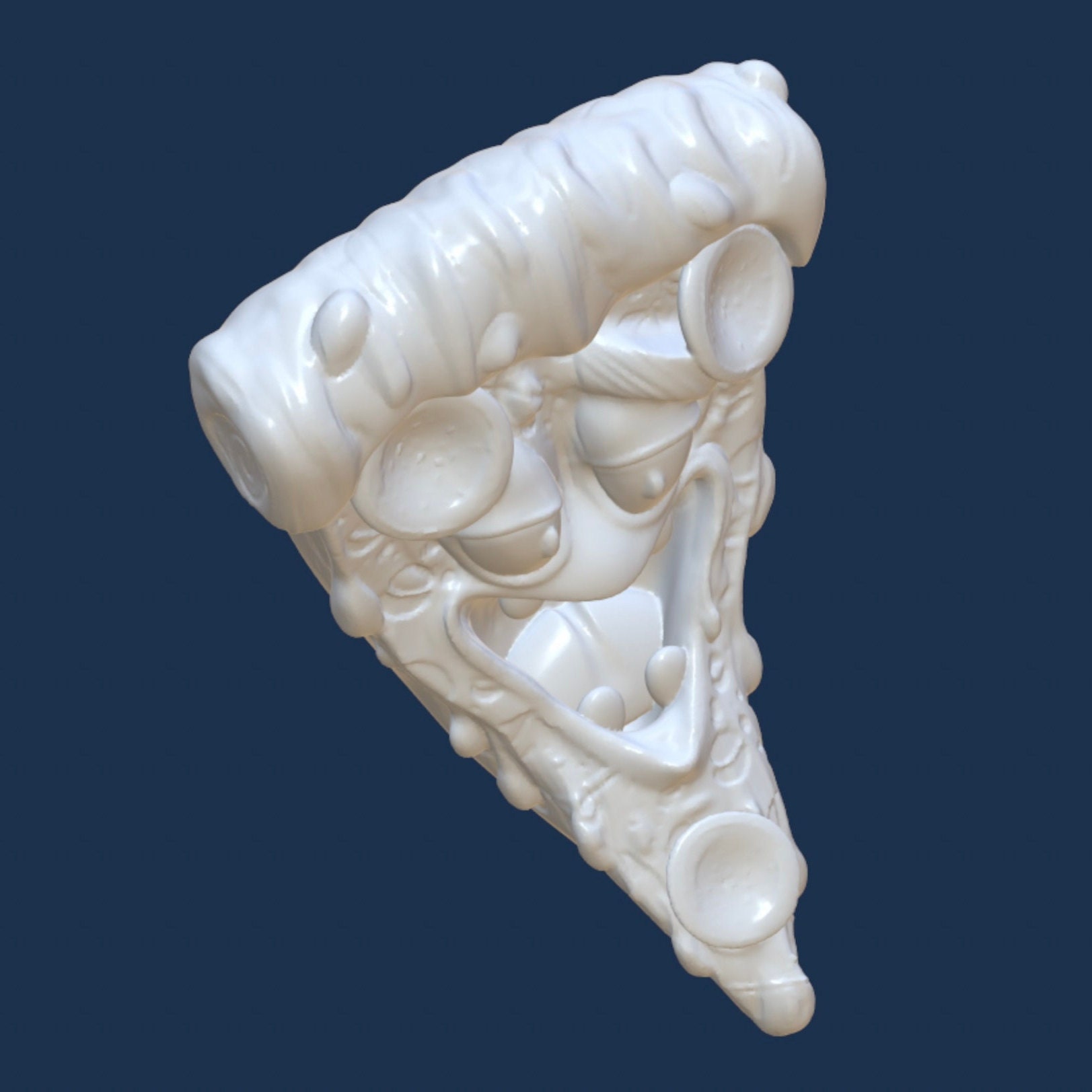 Pepperoni Pizza, 3D STL Digital File for 3D Printer, Original Design ...