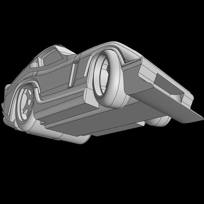 Sports Car, Cartoon Sports Car STL, 3D Asset, 3D Digital File for 3D ...