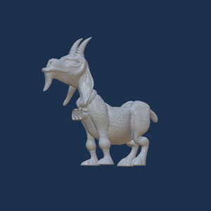 Devil Goat, STL File, 3D Digital File for 3D Printing, Comical, Unique ...