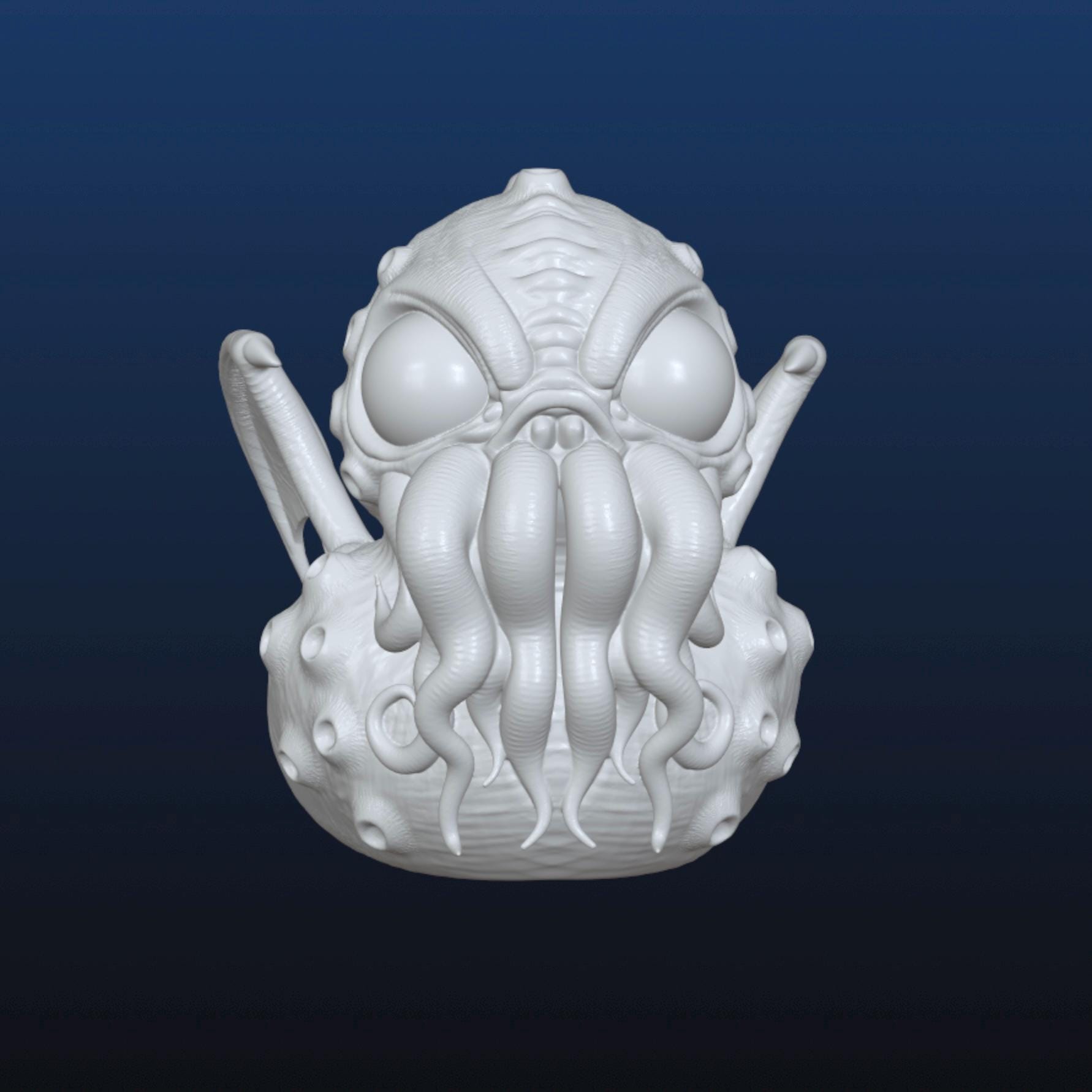 Cthulhu Duck STL, 3D Digital File for 3D Printing, Rubber Ducky ...
