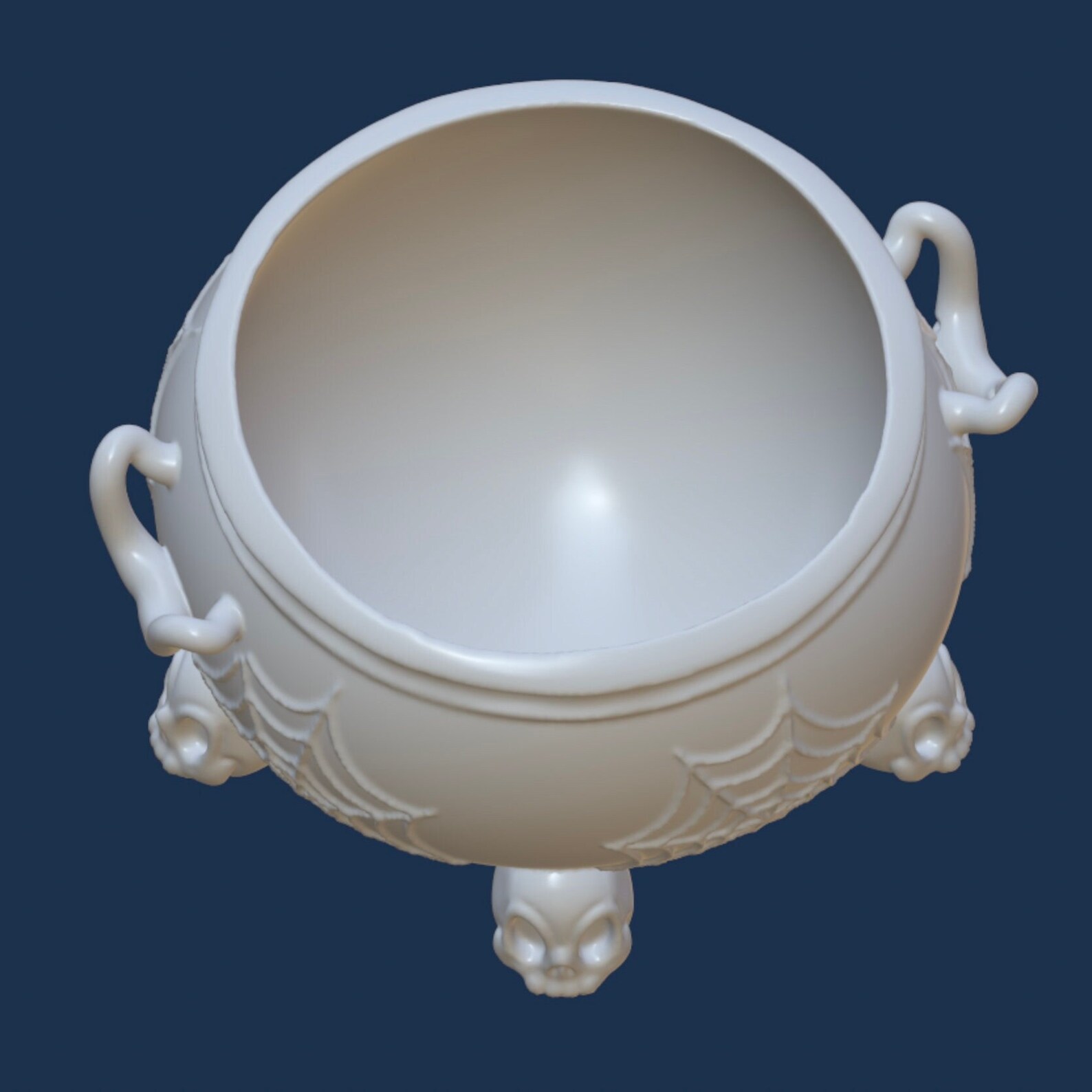 Cauldron STL, 3D Digital File for 3D Printer, Witches Cauldron With ...