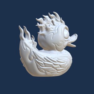 Fire Duck STL, 3D Digital File for 3D Printer, Rubber Ducky, Fire Ducky ...