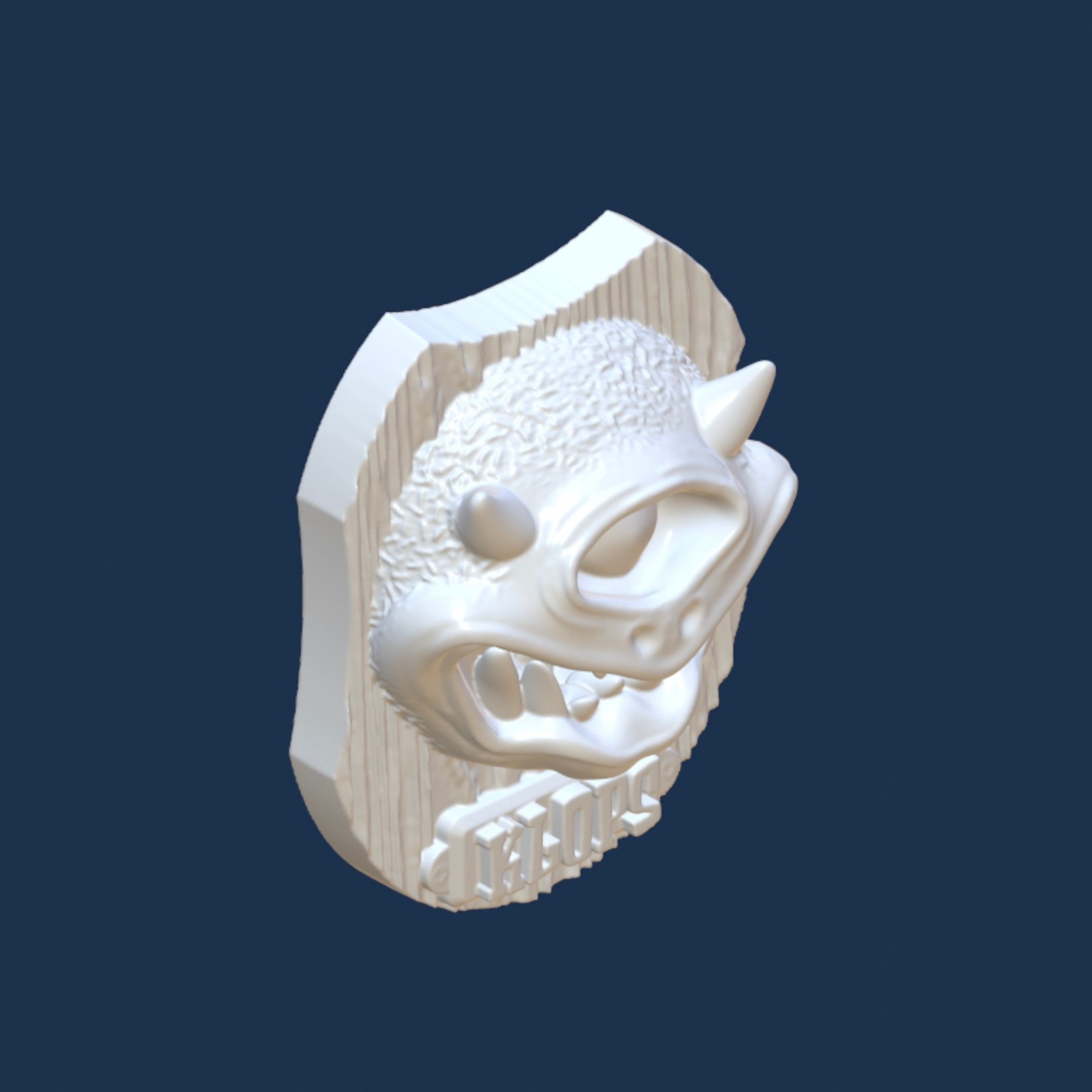 Cyclops Wall Plaque, STL File for 3D Printing, Cyclops Monster, Wall ...