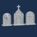 Tombstone Graveyard Cemetery Base Bits 3D Prints - Etsy