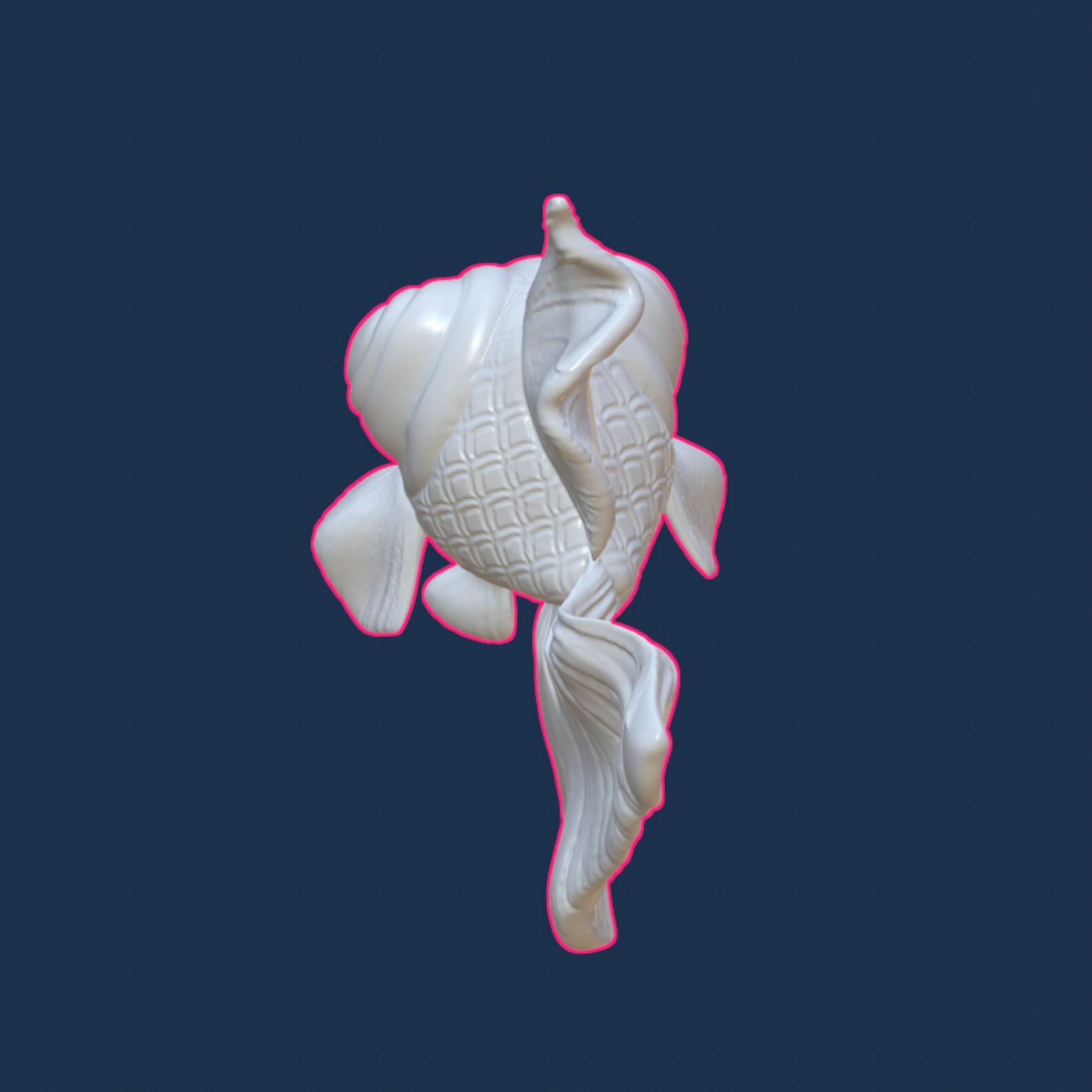 Cute Goldfish, STL File, 3D Digital File for 3D Printing, Cartoon ...