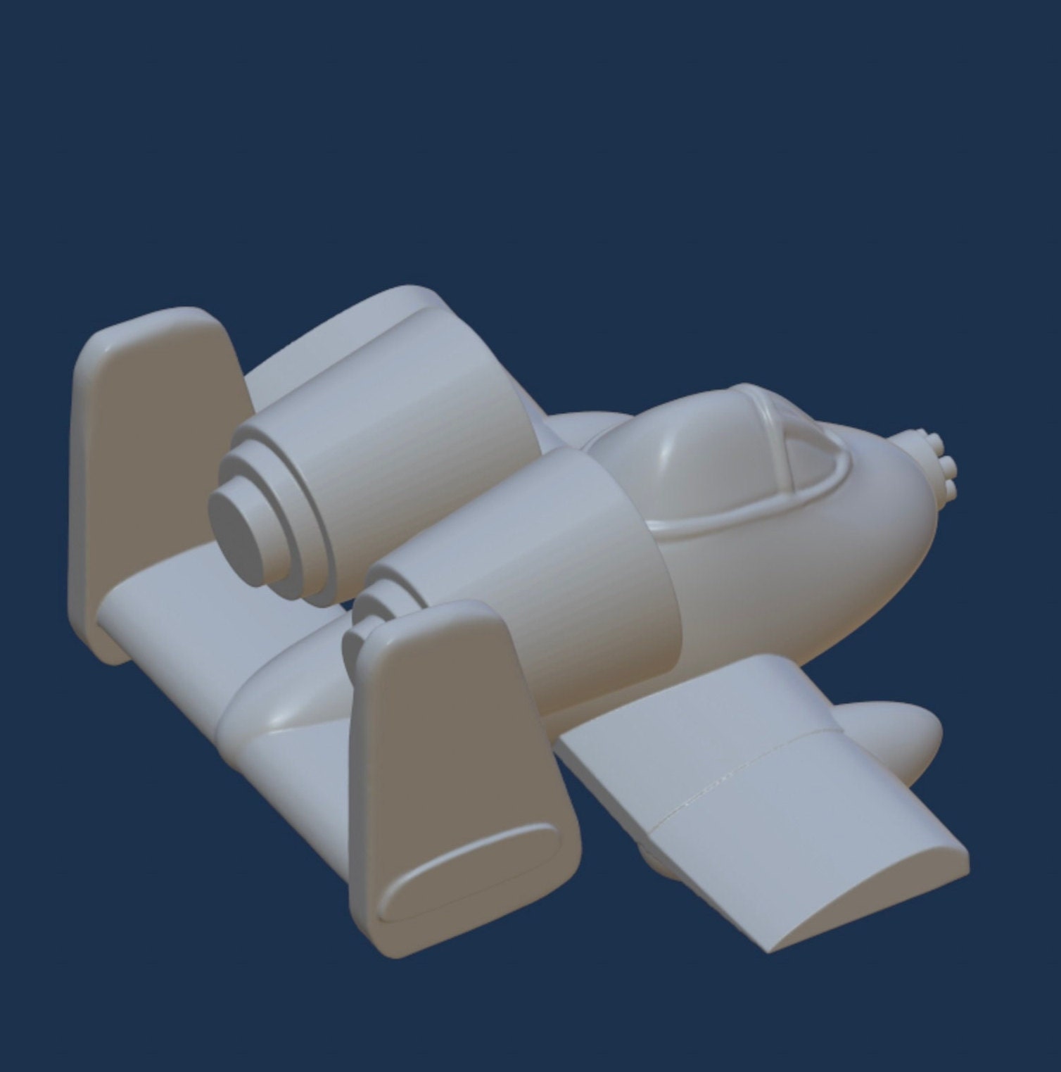 A10 Warthog, Cartoon Plane, 3D STL File for 3D Printer, Original Design ...