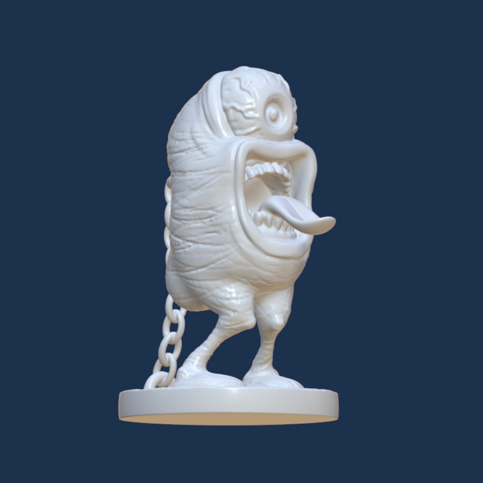 Cyclops Monster, STL File for 3D Printing, Chained Cyclops Monster ...