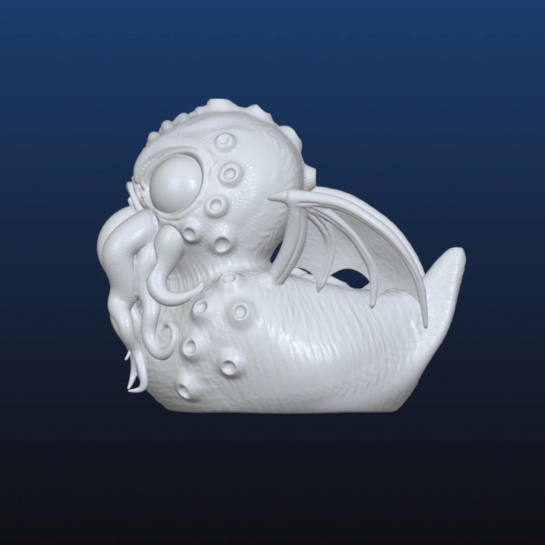 Cthulhu Duck STL, 3D Digital File for 3D Printing, Rubber Ducky ...