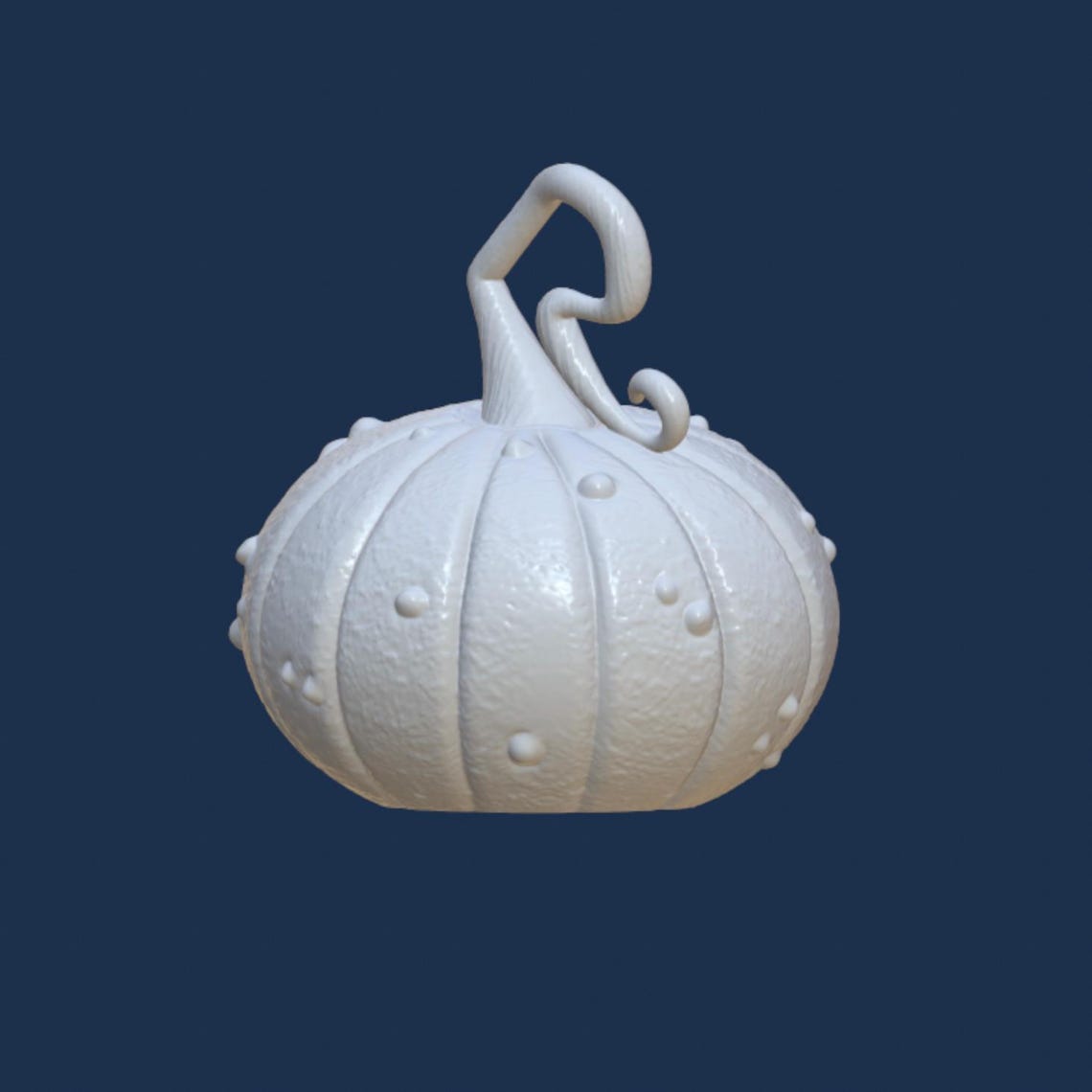 Serious Pumpkin STL, 3D Digital File for 3D Printing, Pumpkin ...