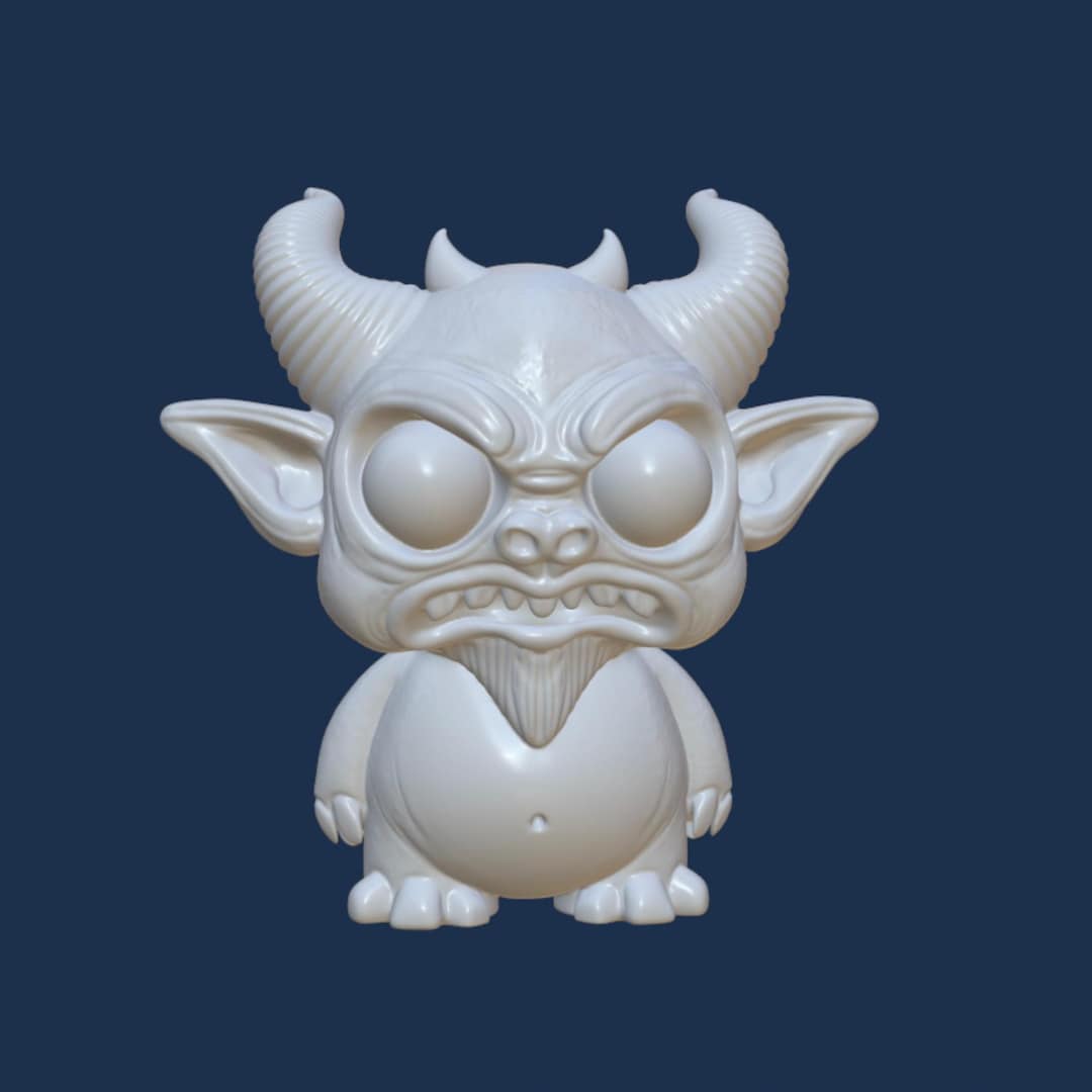 Little Demon STL, 3D Digital File for 3D Printing, Devil, Demon, Baby ...
