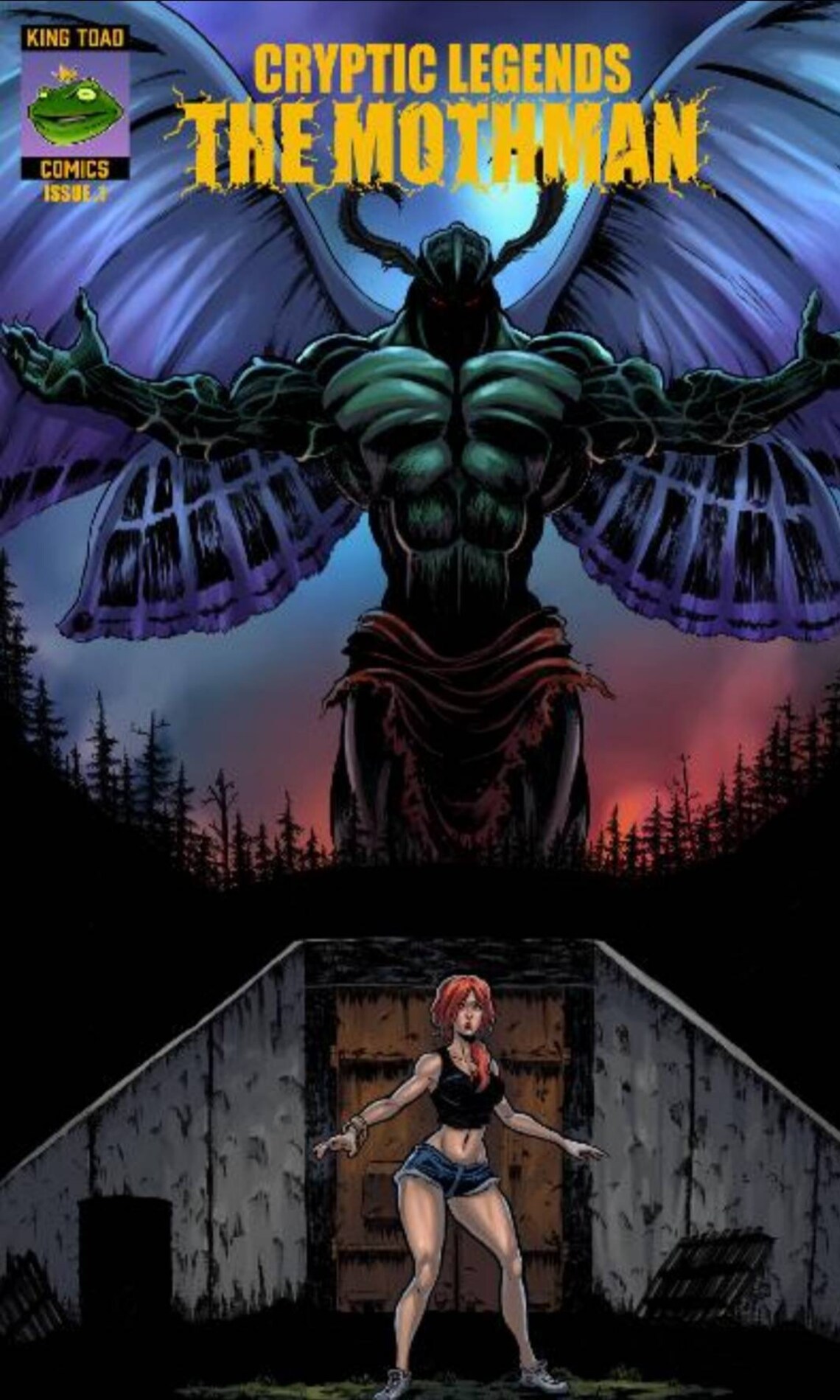 Cryptic Legends: the Mothman Cover B Pat Maxton - Etsy