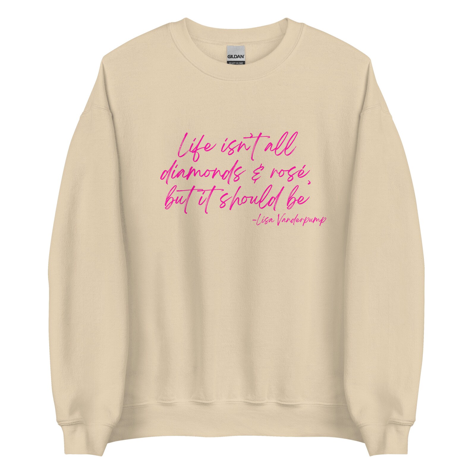 Lisa Vanderpump - Diamonds and Rose Unisex Sweatshirt - Real Housewives ...