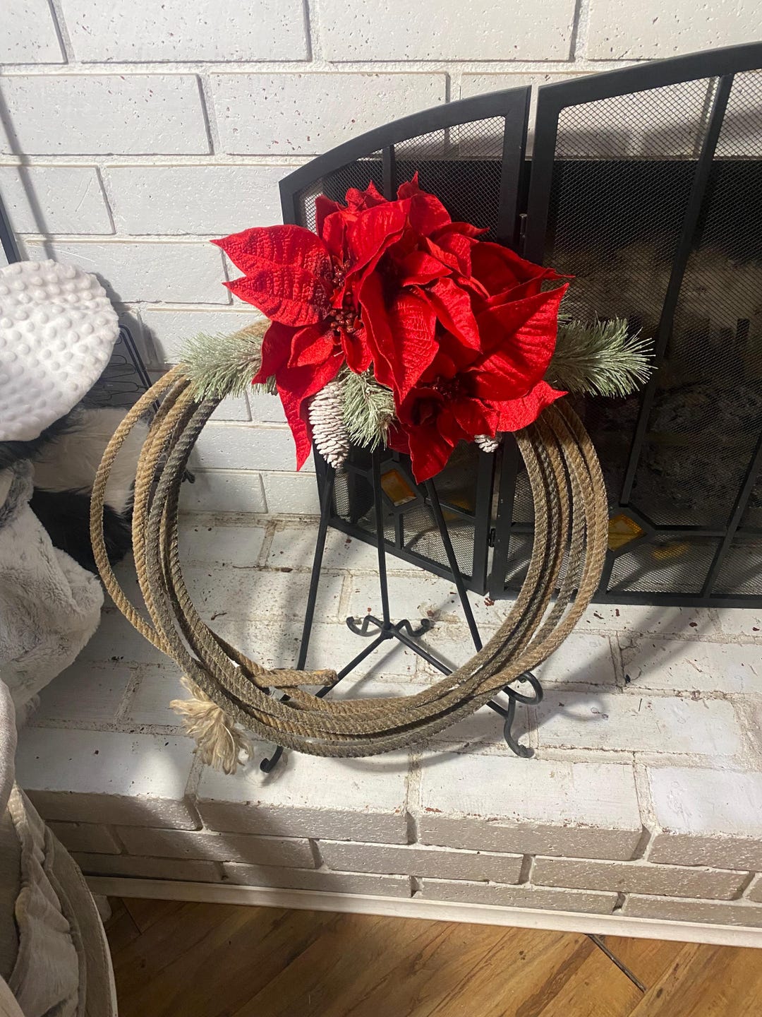 Vintage - 1990's - Lasso Roper's Western Rope Basket- Bowl -centerpiece ...