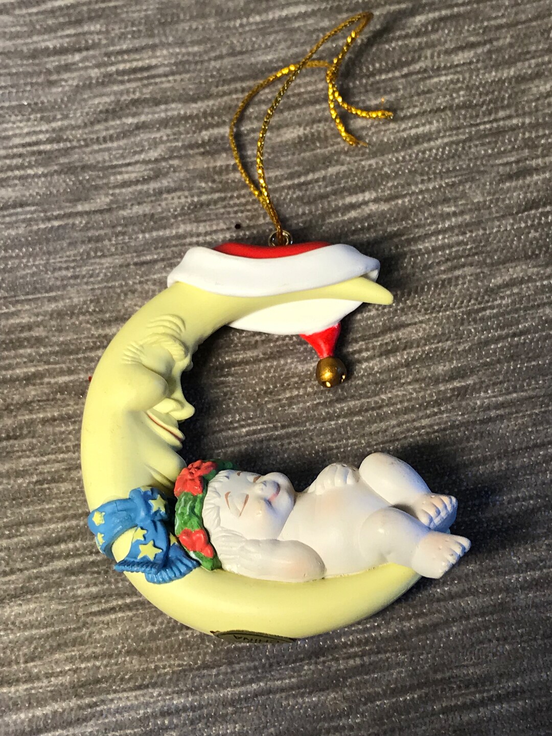 Vintage - 1997 - Dreamsicles Sleeping Baby - Angel - Crescent Moon ...