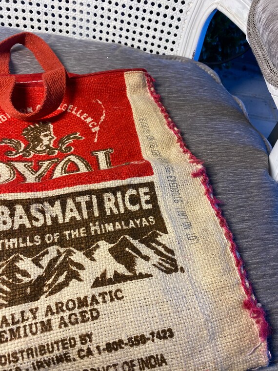 Vintage - Royal Basmati Rice - Burlap - Large Sack - … - Gem