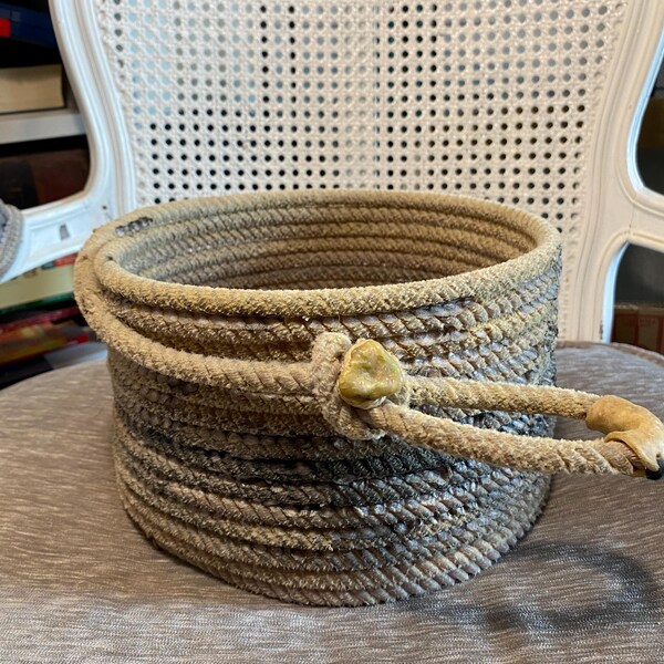 Lariat Rope Basket - Etsy