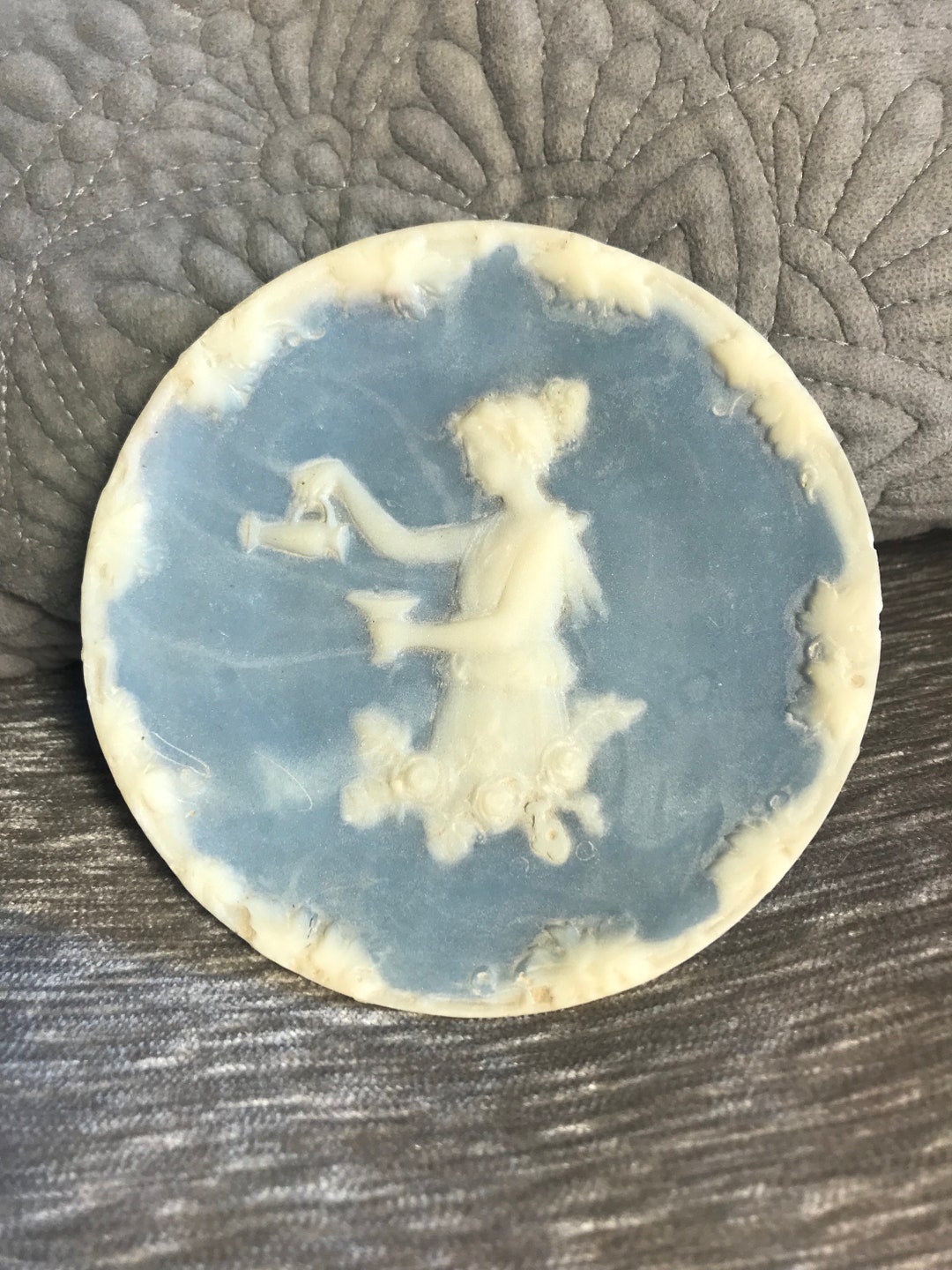 Vintage 1978 Incolay Collector Plate: Frances Taylor Williams, Blue ...