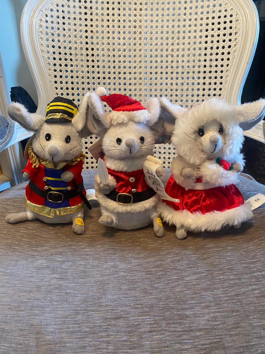 Vintage Animated, Light-up, Musical, Christmas Mice - Three to Choose ...