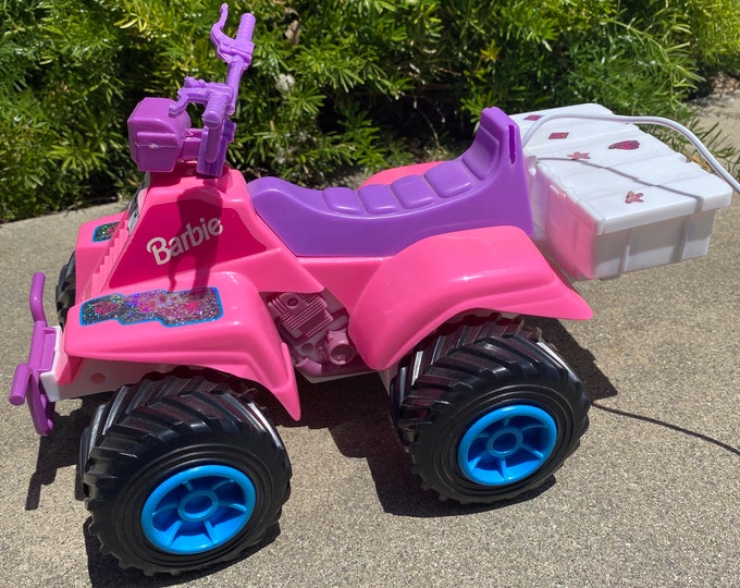 Barbie Sparkle Beach - Sun Rider ATV - 4 Wheel Vehicle - Tethered ...