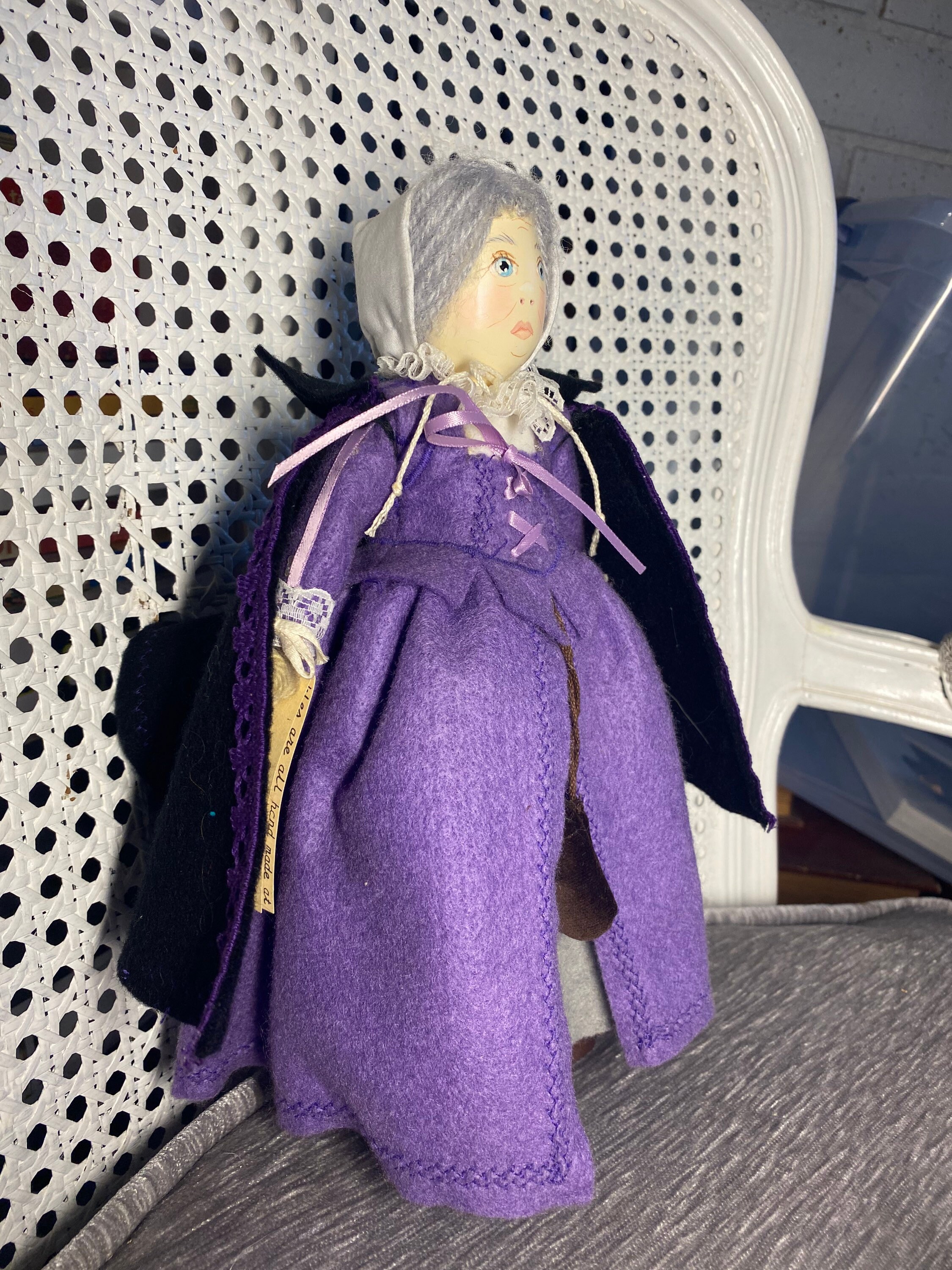 Vintage Mary Michaud Folk Art Doll: Silhouette Spindles Collectible - Etsy