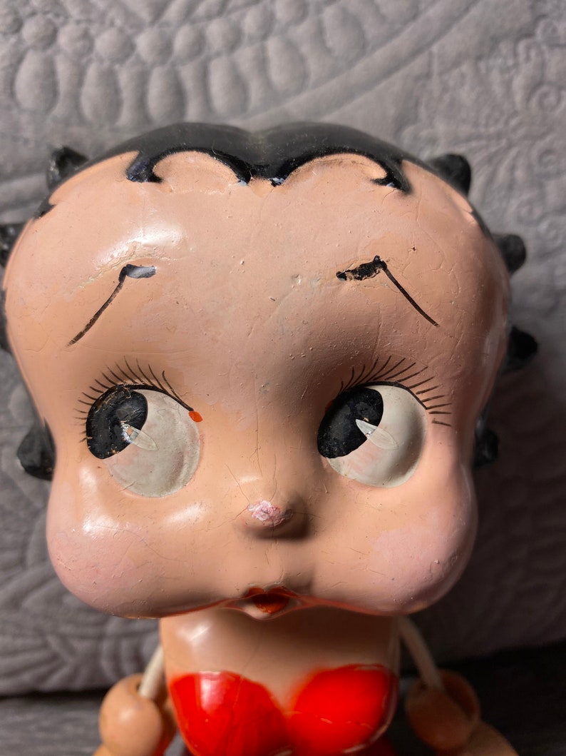 Betty Boop Doll Vintage 1930s Betty Boop Jointed Etsy