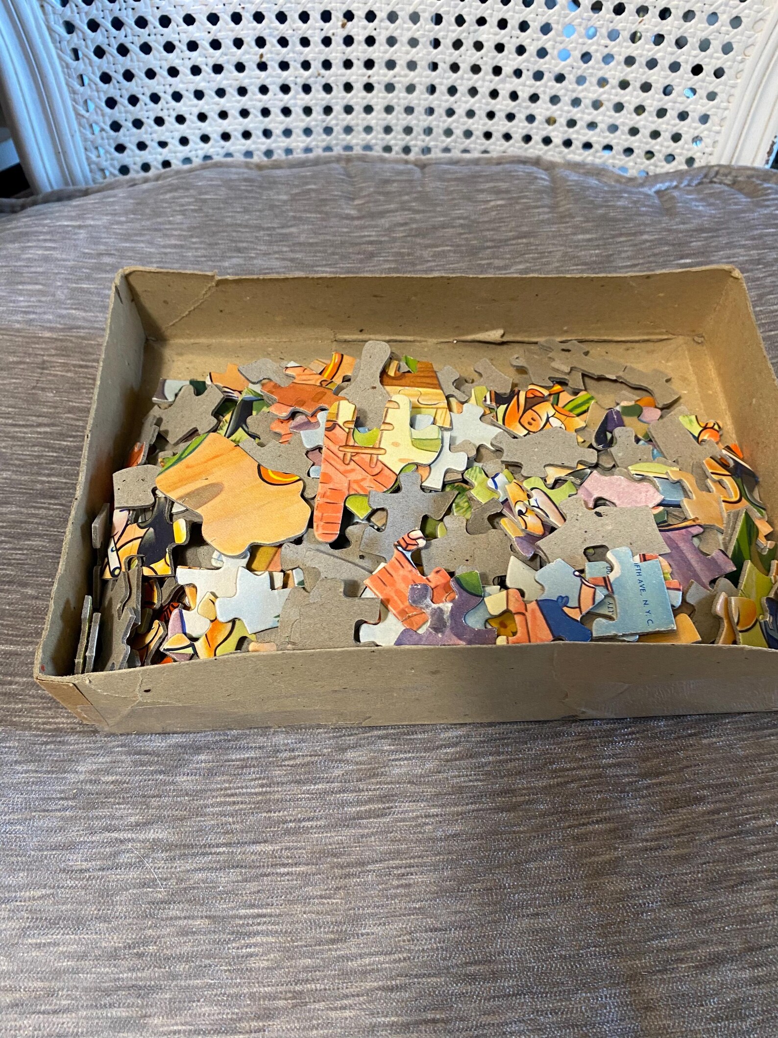 Disney Puzzle 1960's Vintage Three Little Pigs Walt Disney's Jigsaw ...