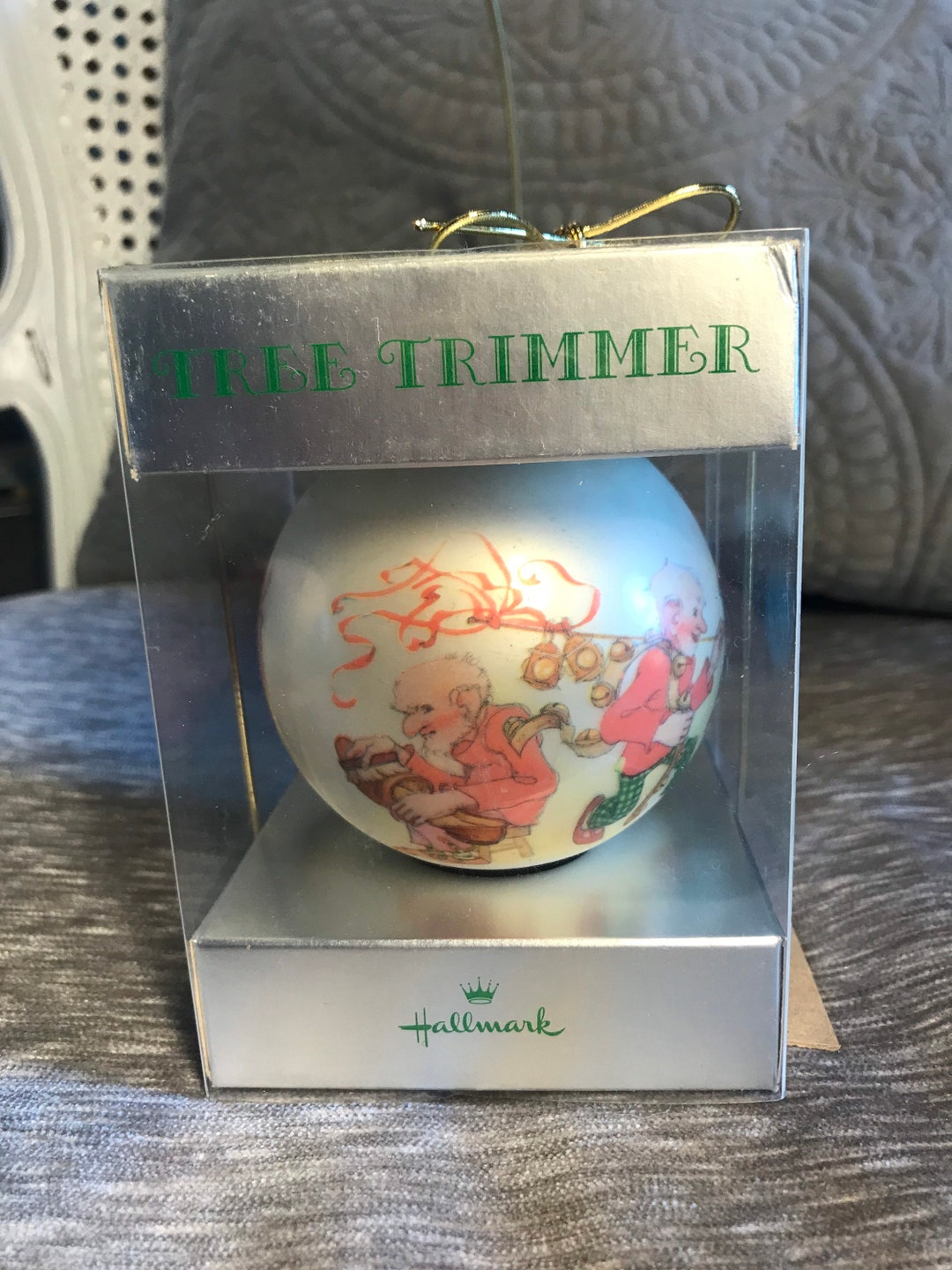 Hallmark Tracy Mcvay Vintage 1980's Hallmark Frosted Glass Christmas ...