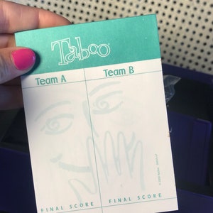 Vintage Hasbro Taboo Board Game Brand New Sealed Packaging in Box - Etsy