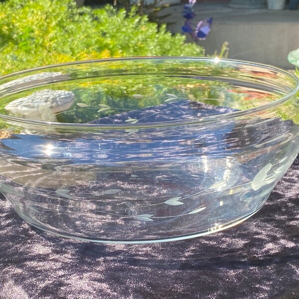 Princess House Crystal Bowl - Etsy