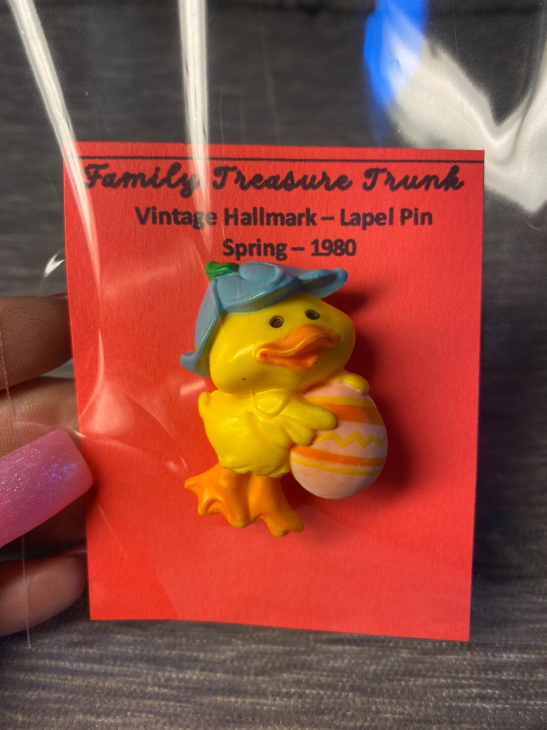 Vintage Hallmark Duck Brooch: 1980s Easter Lapel Pin - Etsy