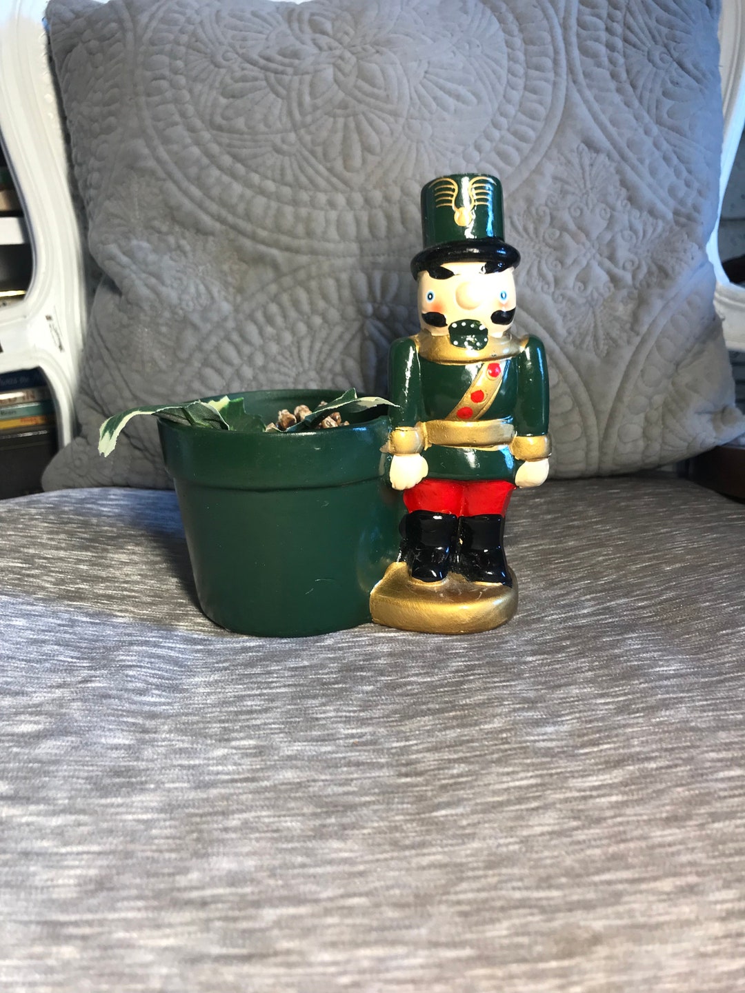 Toy Soldier - Nutcracker - Planter - Flower Pot - Vintage - 1980's ...