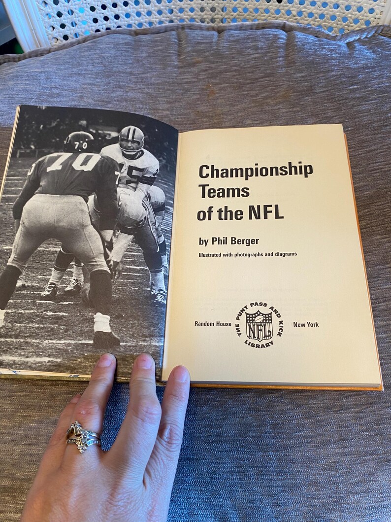 Vintage "championship Teams of the Nfl" Book: 1968 Illustrated ...