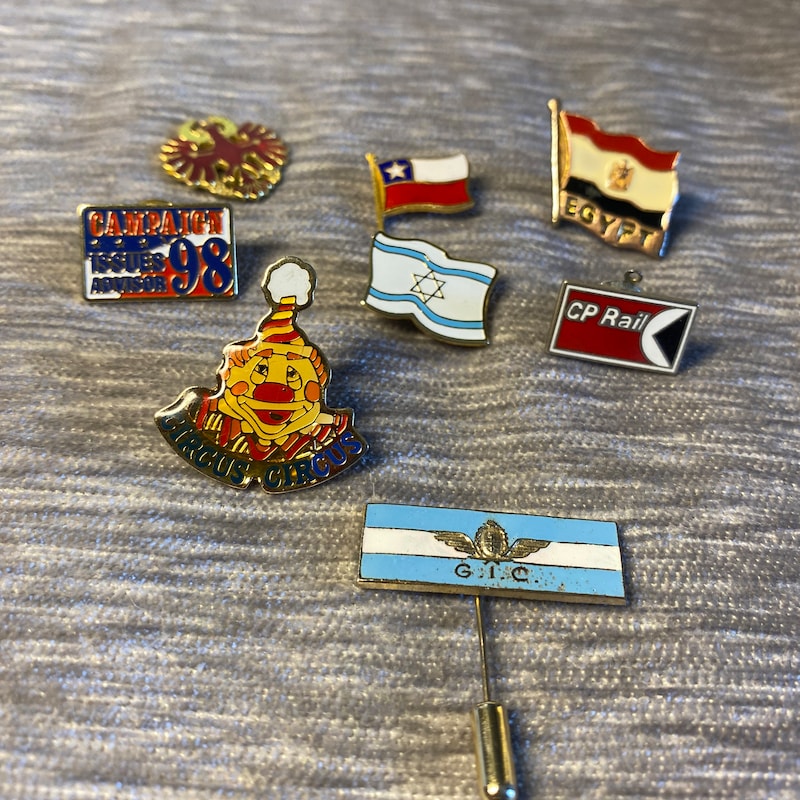 Vintage Circus Pin Button - Etsy UK