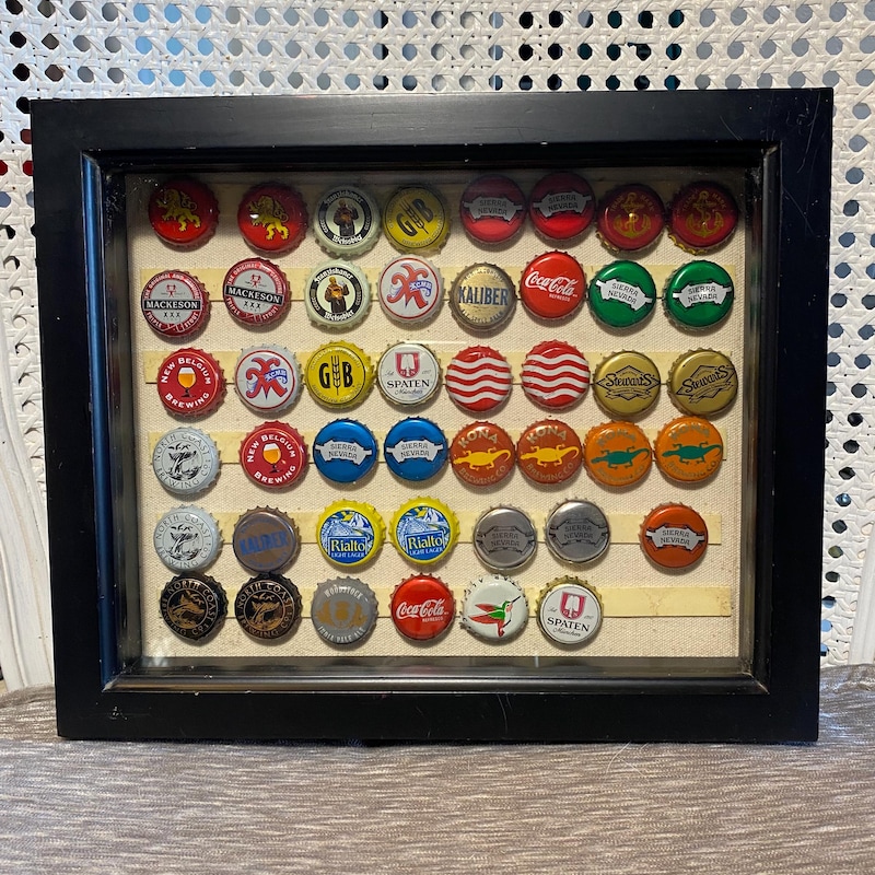 Bottle Cap Display - Etsy