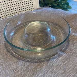 Vintage - Clear Glass - Pyrex - Dessert Mold - Bundt Pan- Jello Mold ...
