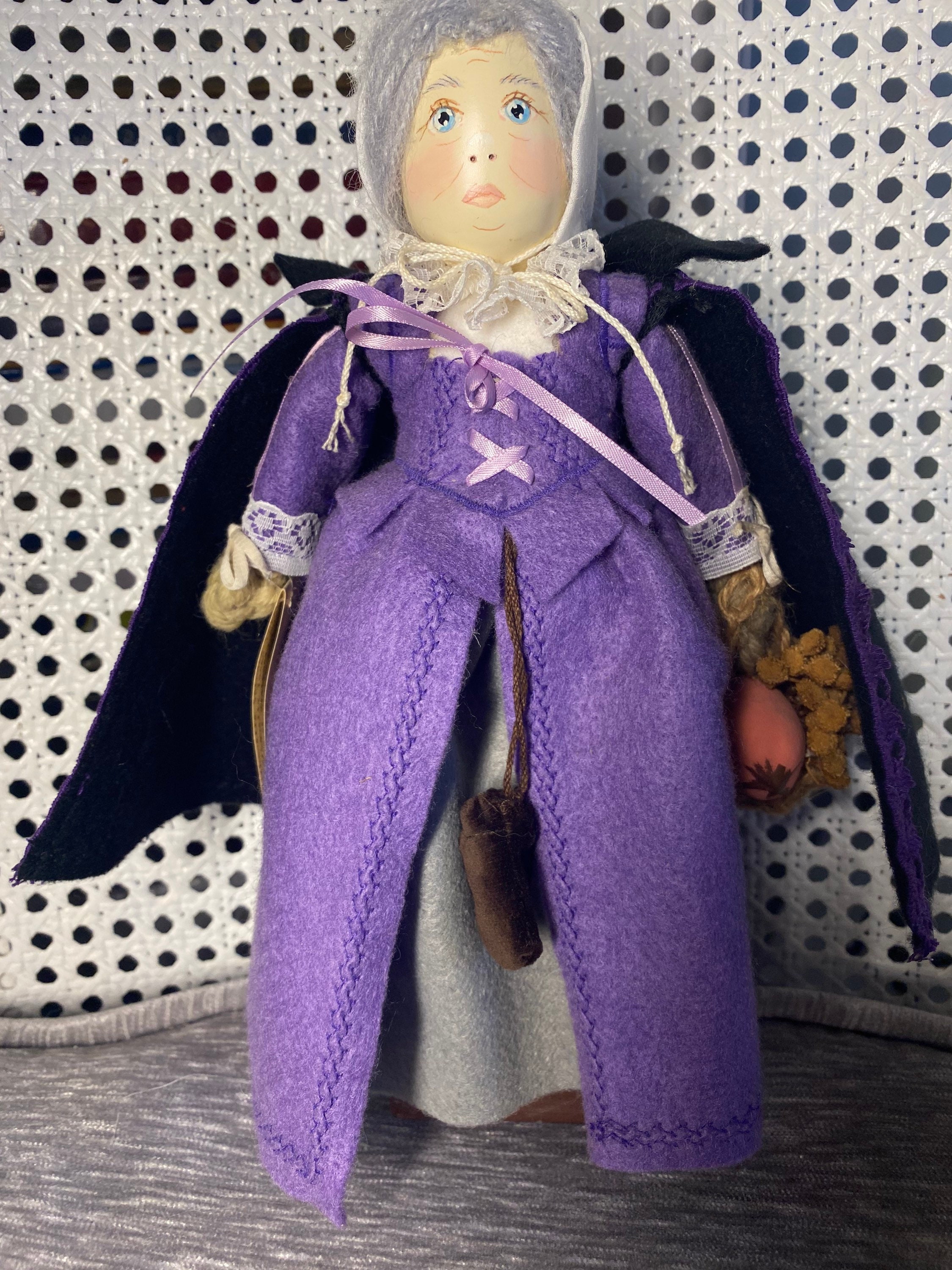 Vintage Mary Michaud Folk Art Doll: Silhouette Spindles Collectible - Etsy