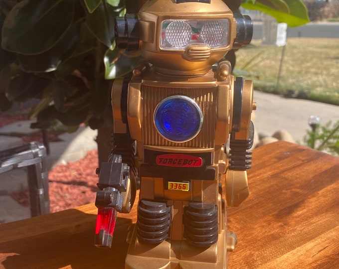 Vintage 1985 Battery Operated Botoy FORCEBOT 3366 8” Robot - Etsy