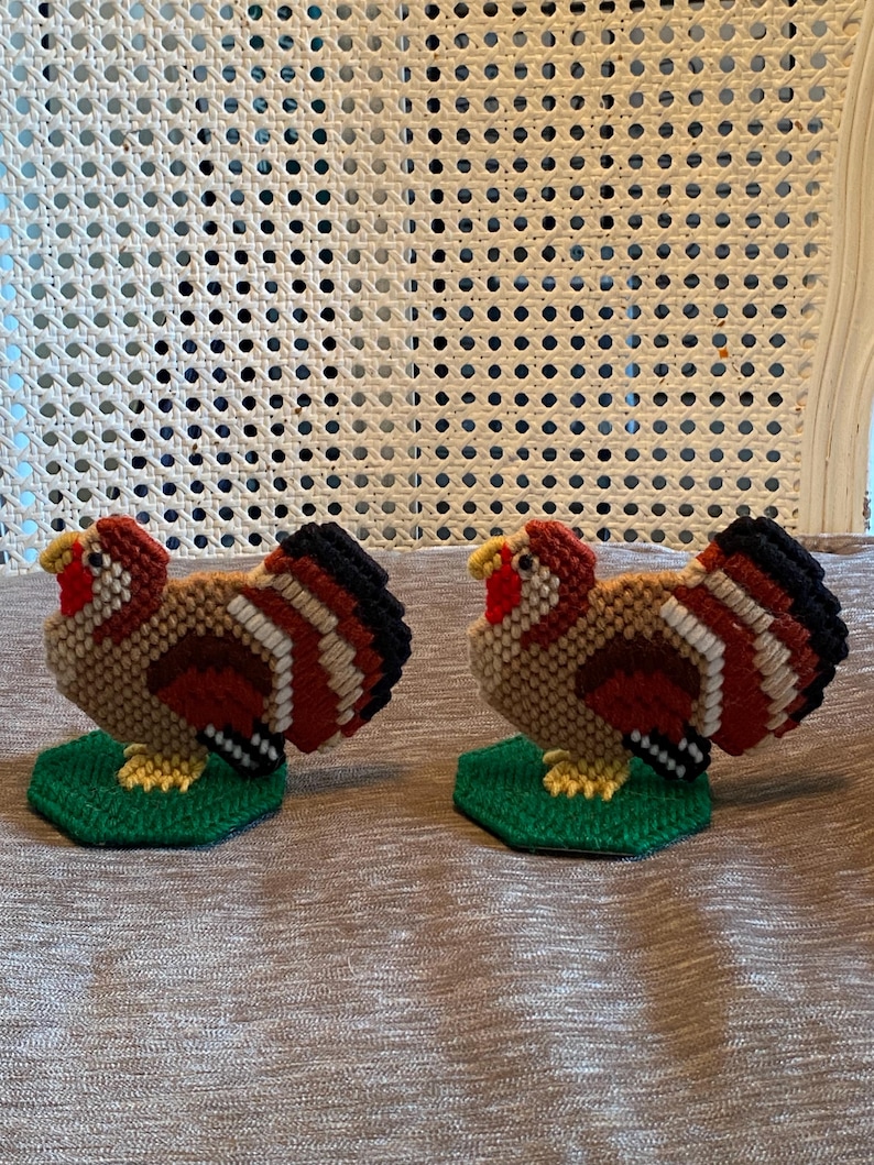 Vintage - Two Turkey Accent Pieces - Thanksgiving Decor - Farmhouse ...