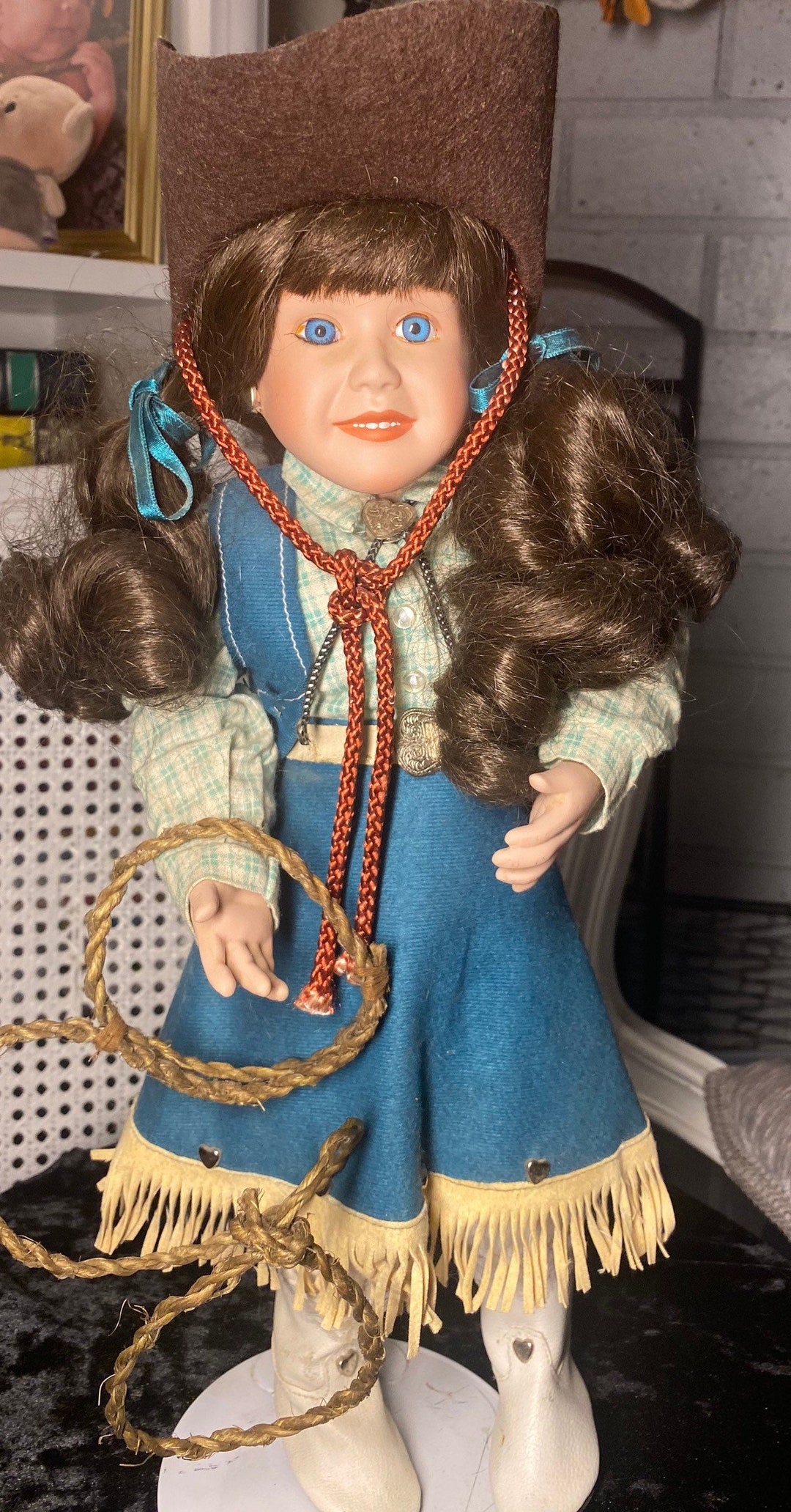 Vintage 1993 Hamilton Collection Porcelain Doll Savannah Collection ...