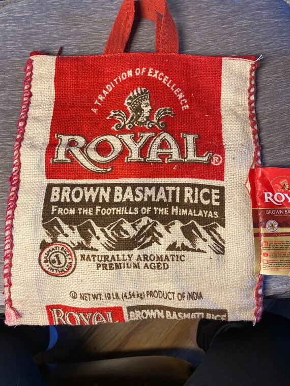 Vintage - Royal Basmati Rice - Burlap - Large Sack - … - Gem